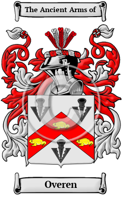 Overen Name Meaning, Family History, Family Crest & Coats of Arms