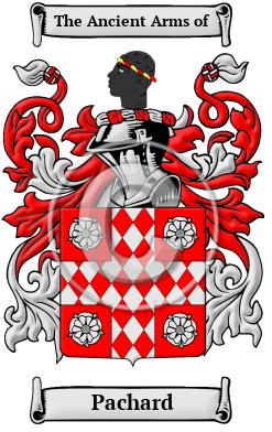 Pachard Name Meaning, Family History, Family Crest & Coats of Arms