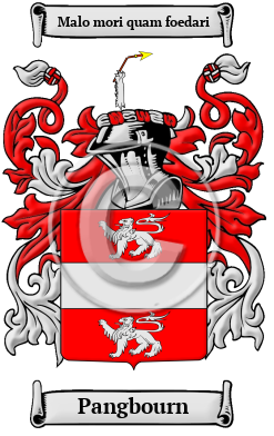Pangbourn Name Meaning, Family History, Family Crest & Coats of Arms