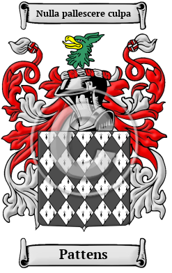 Pattens. Name Meaning, Family History, Family Crest & Coats of Arms