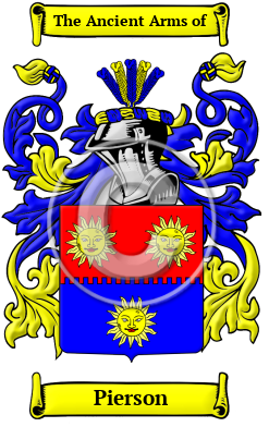 Pierson Name Meaning, Family History, Family Crest & Coats of Arms
