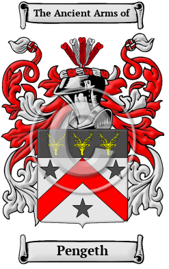 Pengeth Name Meaning, Family History, Family Crest & Coats of Arms