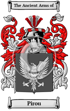 Pirou Name Meaning, Family History, Family Crest & Coats of Arms