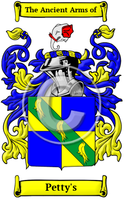 Petty's Name Meaning, Family History, Family Crest & Coats of Arms
