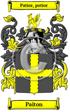 Paiton Name Meaning, Family History, Family Crest & Coats of Arms