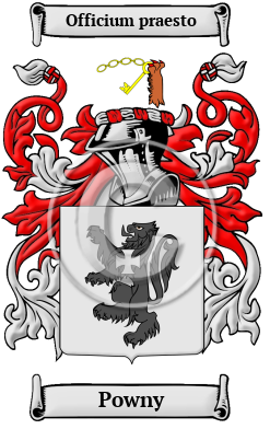 Powny Name Meaning, Family History, Family Crest & Coats of Arms