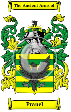 Pranel Name Meaning, Family History, Family Crest & Coats of Arms