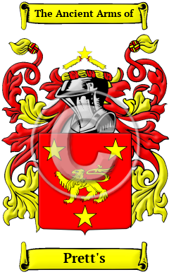 Prett's Name Meaning, Family History, Family Crest & Coats of Arms