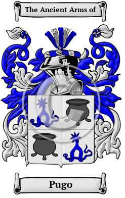 Pugo Name Meaning, Family History, Family Crest & Coats of Arms