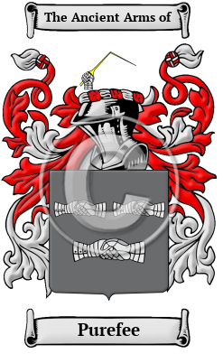 Purefee Name Meaning, Family History, Family Crest & Coats of Arms