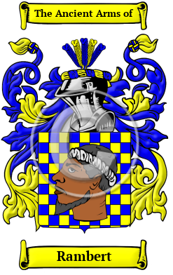 Rambert Name Meaning, Family History, Family Crest & Coats of Arms
