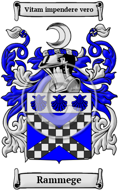 Rammege Name Meaning, Family History, Family Crest & Coats of Arms
