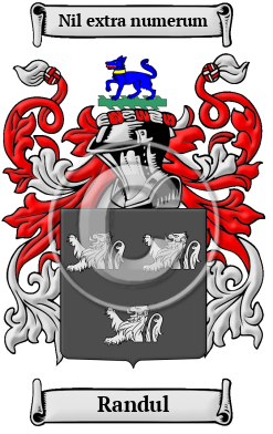 Randul Name Meaning, Family History, Family Crest & Coats of Arms
