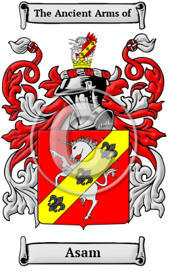 Asam Name Meaning, Family History, Family Crest & Coats of Arms