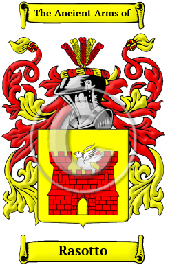 Rasotto Name Meaning, Family History, Family Crest & Coats of Arms