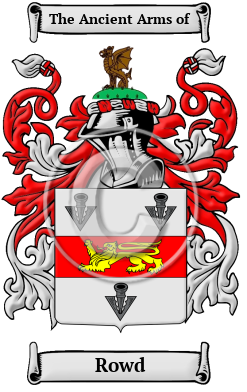 Rowd Name Meaning, Family History, Family Crest & Coats of Arms