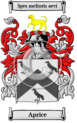 Aprice Name Meaning, Family History, Family Crest & Coats of Arms