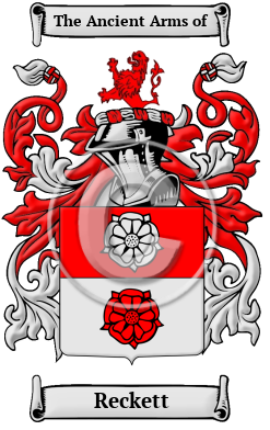 Reckett Name Meaning, Family History, Family Crest & Coats of Arms