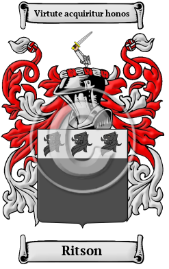 Ritson Name Meaning, Family History, Family Crest & Coats of Arms