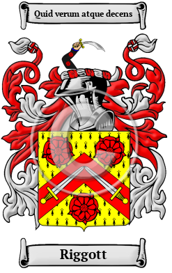 Riggott Name Meaning, Family History, Family Crest & Coats of Arms