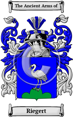 Riegert Name Meaning, Family History, Family Crest & Coats of Arms