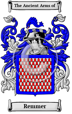 Remmer Name Meaning, Family History, Family Crest & Coats of Arms