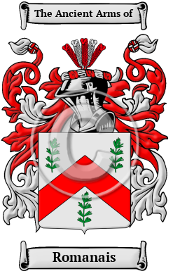 Romanais Name Meaning, Family History, Family Crest & Coats of Arms