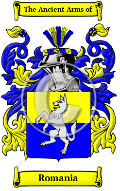 Romania Name Meaning, Family History, Family Crest & Coats of Arms