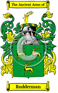 Rudderman Name Meaning, Family History, Family Crest & Coats of Arms