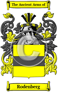 Rodenberg Name Meaning, Family History, Family Crest & Coats of Arms