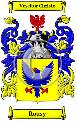 Rousy Name Meaning, Family History, Family Crest & Coats of Arms