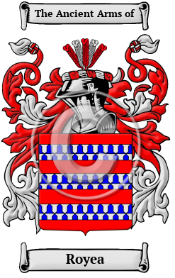 Royea Name Meaning, Family History, Family Crest & Coats of Arms