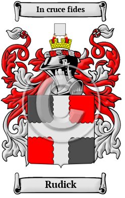 Rudick Name Meaning, Family History, Family Crest & Coats of Arms