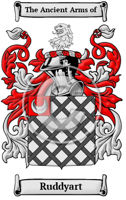 Ruddyart Name Meaning, Family History, Family Crest & Coats of Arms