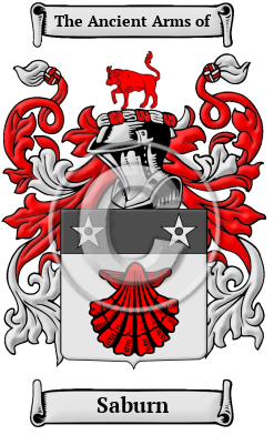 Saburn Name Meaning, Family History, Family Crest & Coats of Arms