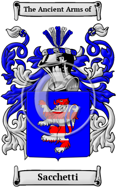 Sacchetti Name Meaning, Family History, Family Crest & Coats of Arms