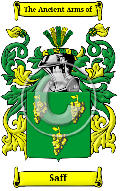 Saff Name Meaning, Family History, Family Crest & Coats of Arms