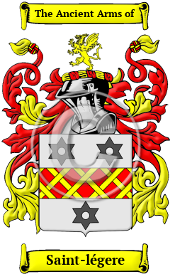 Saint-légere Name Meaning, Family History, Family Crest & Coats of Arms