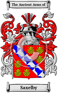 Saxelby Name Meaning, Family History, Family Crest & Coats of Arms