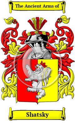 Shatsky Name Meaning, Family History, Family Crest & Coats of Arms