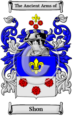 Shon Name Meaning, Family History, Family Crest & Coats of Arms