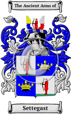 Settegast Name Meaning, Family History, Family Crest & Coats of Arms