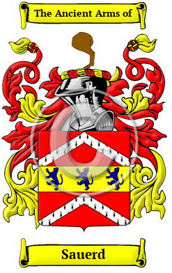 Sauerd Name Meaning, Family History, Family Crest & Coats of Arms