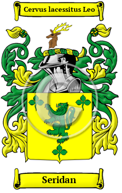 Seridan Name Meaning, Family History, Family Crest & Coats of Arms