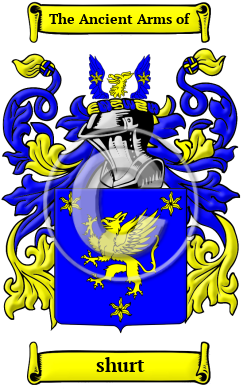 Shurt Name Meaning, Family History, Family Crest & Coats of Arms