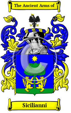 Sicilianni Name Meaning, Family History, Family Crest & Coats of Arms