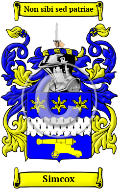 Simcox Name Meaning, Family History, Family Crest & Coats of Arms