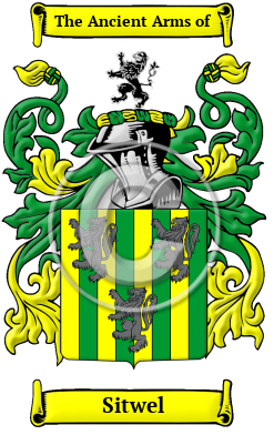 Sitwel Name Meaning, Family History, Family Crest & Coats of Arms