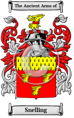 Snelling Name Meaning, Family History, Family Crest & Coats of Arms