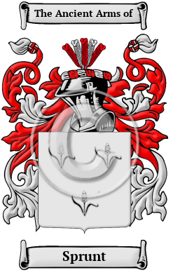 Sprunt Name Meaning, Family History, Family Crest & Coats of Arms